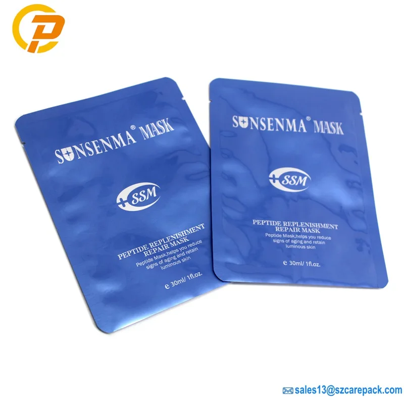 Aluminum Foil Packaging Bags Plastic Facial Mask Bag Face Eye Sheet ...