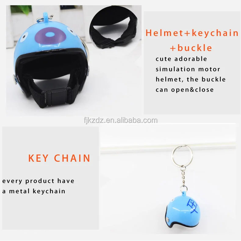 Duck Motorcycle Helmet Plastic Mini Helmet Keychain Abs Motosikel ...