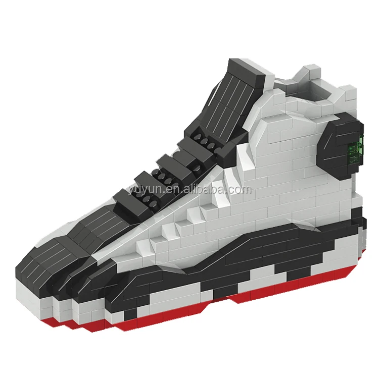 Free Shipping Low Moq Sneaker Head Mini Shoes Nano Building Blocks ...