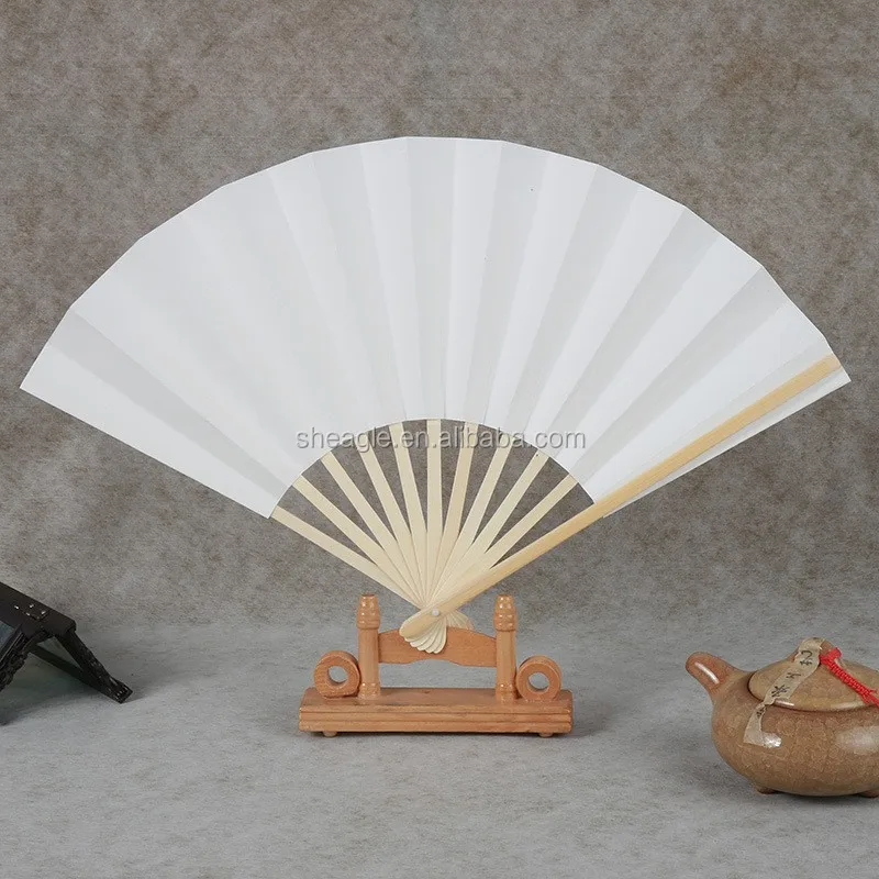 27cm Length 11 Panel Japanese Chopsticks Paper Bamboo Fan - Buy ...