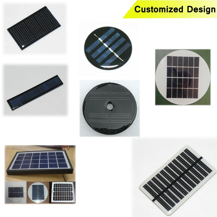 Low Price 0.48w Watts 5.5v Diameter 80mm Tempered Glass Laminated Mini ...