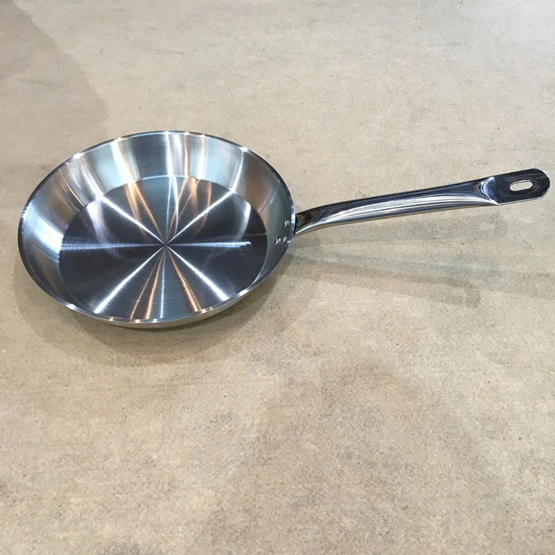 Whole Body Stainless Steel Frying Pan Set Cooking Pans Kitchen Cookware ...
