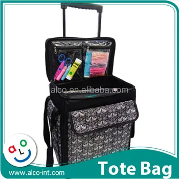 Big Storage Elegant Pattern Craft Hobby Trolley For Scrapbooking ...