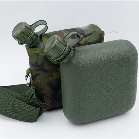 1 L Camouflage Drink Plastic Bottle Military Water Canteen - Buy Water ...