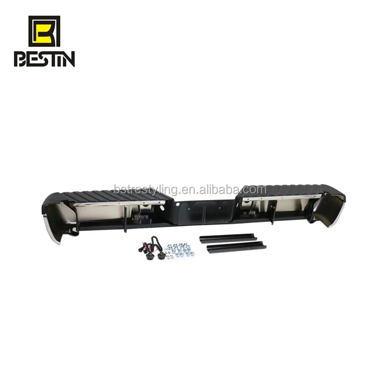 Chrome,Steel Complete Rear Bumper Assembly For 2013-2016 Super Duty ...