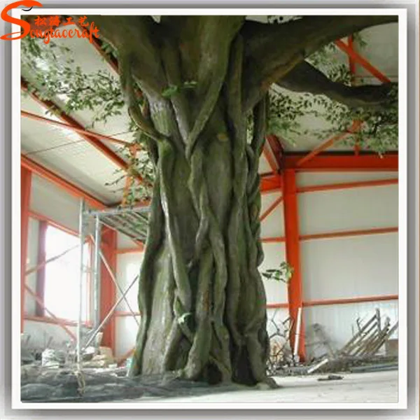 Alibaba China Decorative Realistic Large Artificial Oak Tree Bark Trunk ...