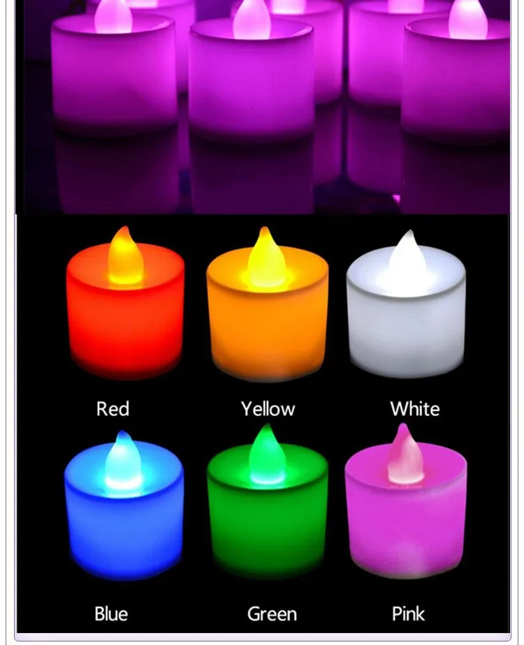 Party Wedding Birthday Decoration Led Flameless Tea Light Candles,High ...