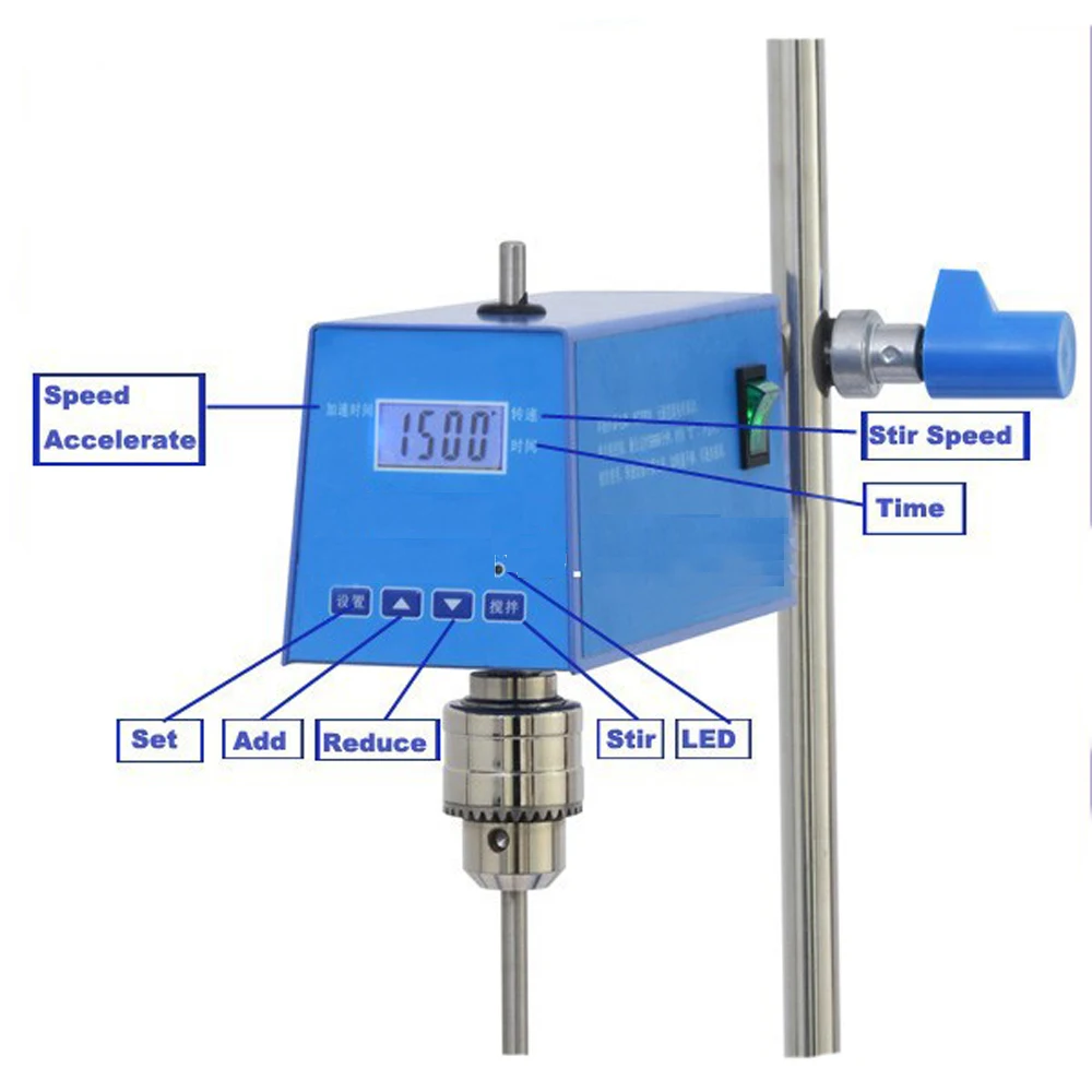 40l Timer High Speed Liquid Fertilizer Mixers With Brushless Dc Motor ...