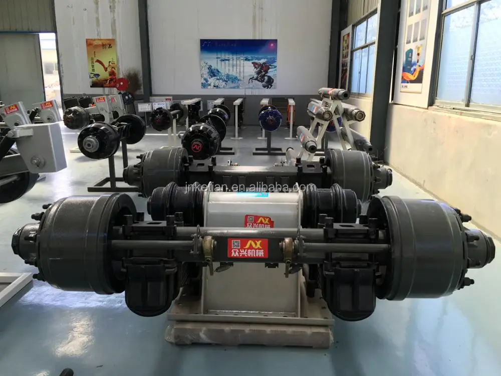 Semi Trailer Drum Axle 28t Bogies - Buy Drum Axle,Tandem Bogie Axle ...