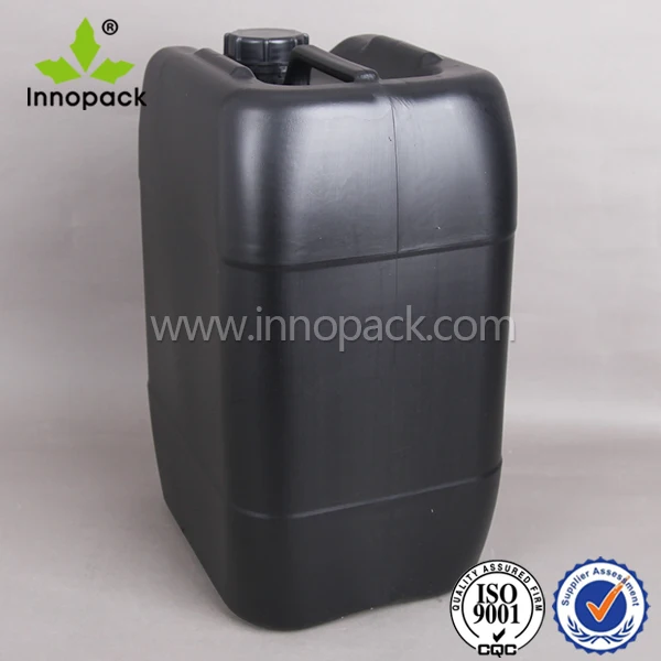 Opaque 20 Liter Black Water Storage Jerry Cans With Leakproof Cap - Buy ...