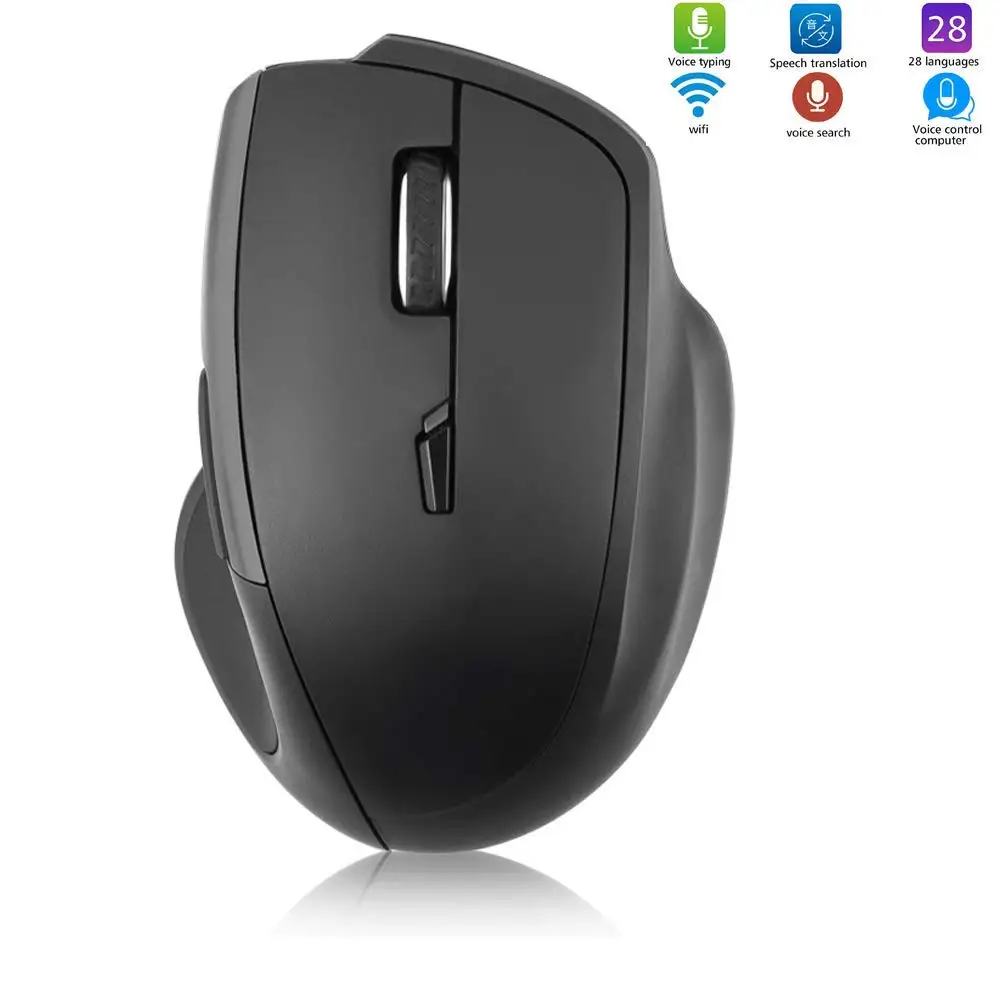 Smart Voice Wireless Mouse 2.4g Portable Wireless Ergonomic Optical ...