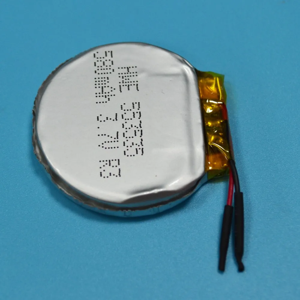 553535 3.7v Battery 580mah Round Lipo Battery For Wearable Necklace ...