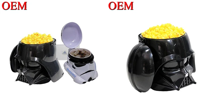 Custom Printed Movie Star Plastic Popcorn Bucket With Lid - Buy 3d ...
