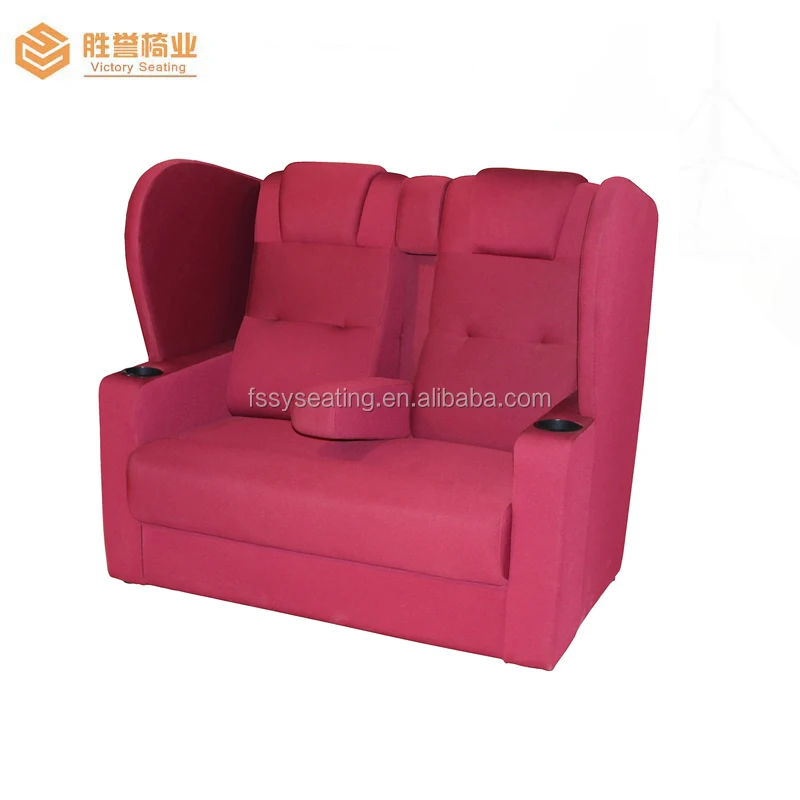 Modern VIP, Luxury Couple Cinema Chairs for IMAX Theater