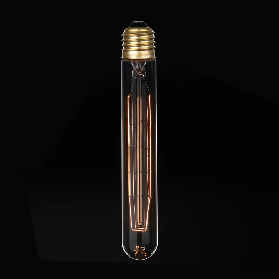Antique Tube Filament Light Bulb Long Tube T30 300 Vintage Edison Bulb ...