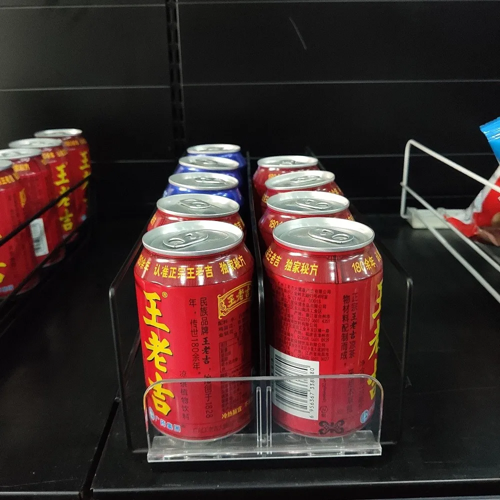 Adjustable Width Merchandising Supermarket Hanging Bottle Drink Metal ...