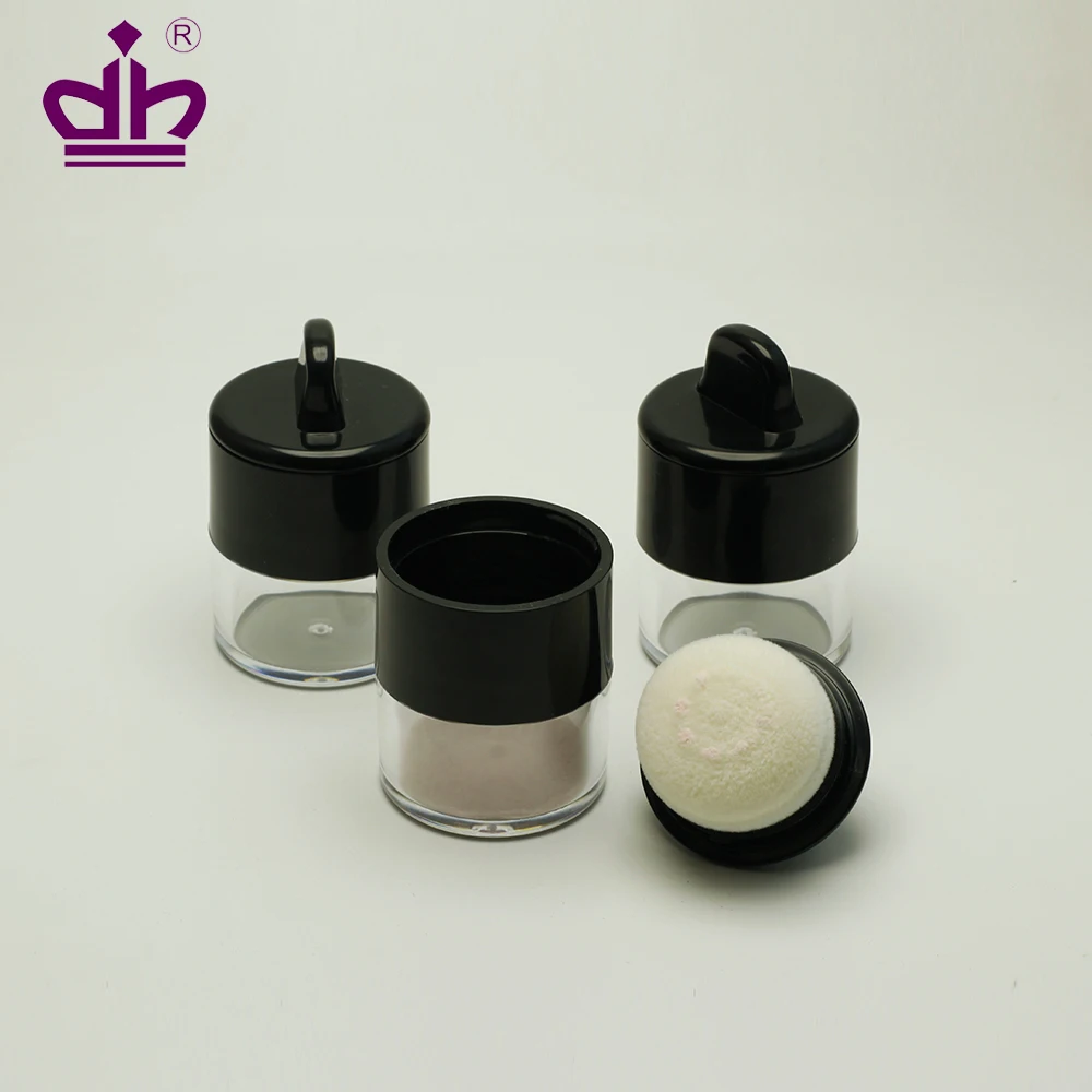 With Sifter Make Up Compact Case Empty Plastic Loose Powder Container ...