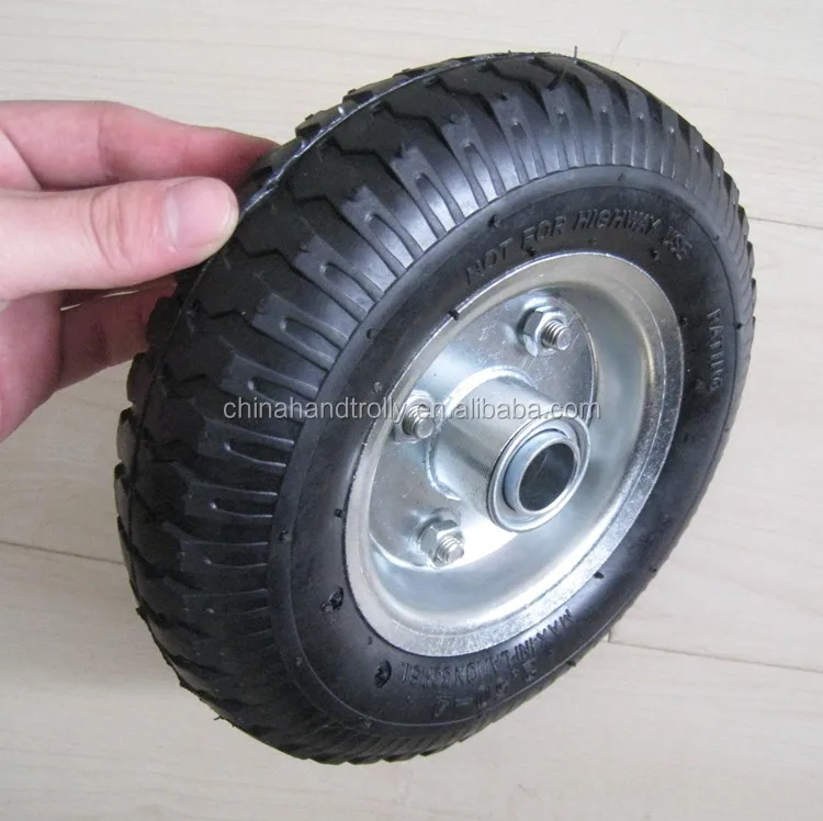 Tool Cart Small 8 Inch 2.5-4 Puncture Proof Semi-pneumati Wheels Foam ...