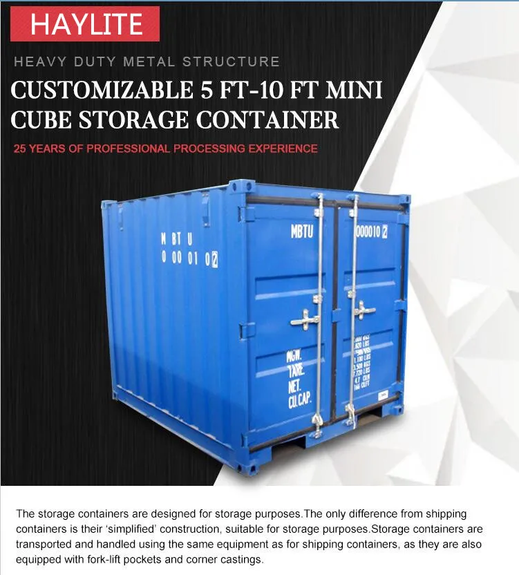 Customized 5ft-10ft Mini Cube Storage Shipping Container| Alibaba.com