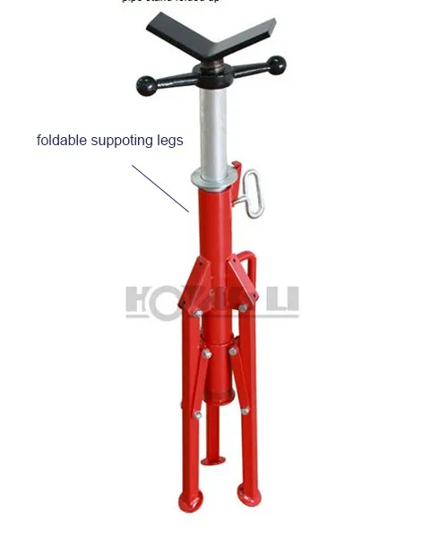 1107 Aluminum V Head Pipe Stand/adjustable Pipe Support Stand - Buy ...