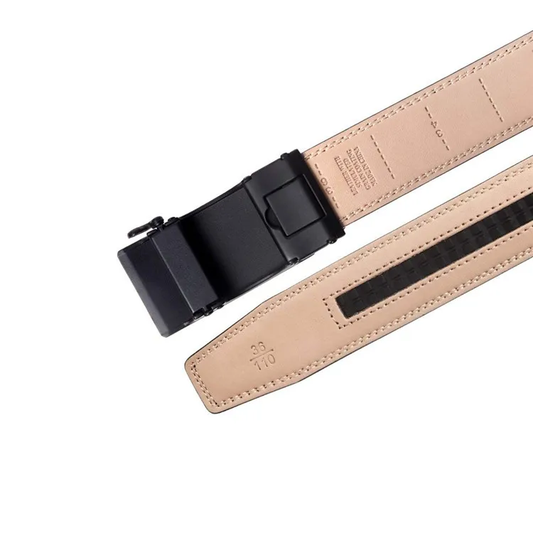 Custom Metal Automatic Lock Men Genuine Leather Automatic Belt| Alibaba.com