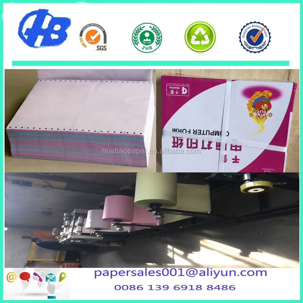 9.5x11 Inch Carbonless Computer Continuous Forms - Buy Computer Forms ...