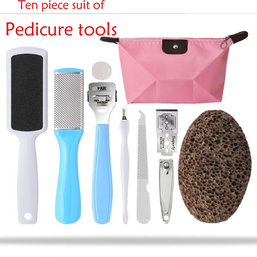 Manicure And Pedicure Kit Contains 10 Essential Tools For An At-home ...