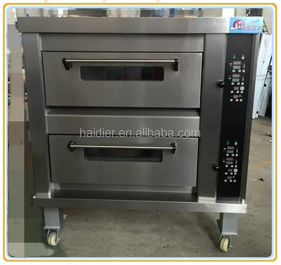 Commercial Bakery Small Bread Baking Oven Electric Double Deck Ovens ...