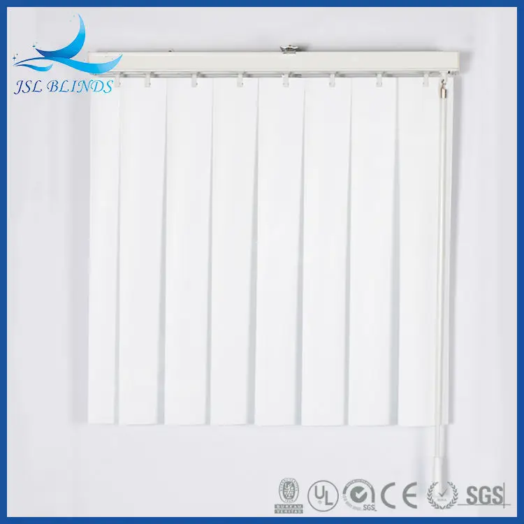 Fit Fabric Good Waterproof Mini PVC Vertical Blinds 89mm Slat