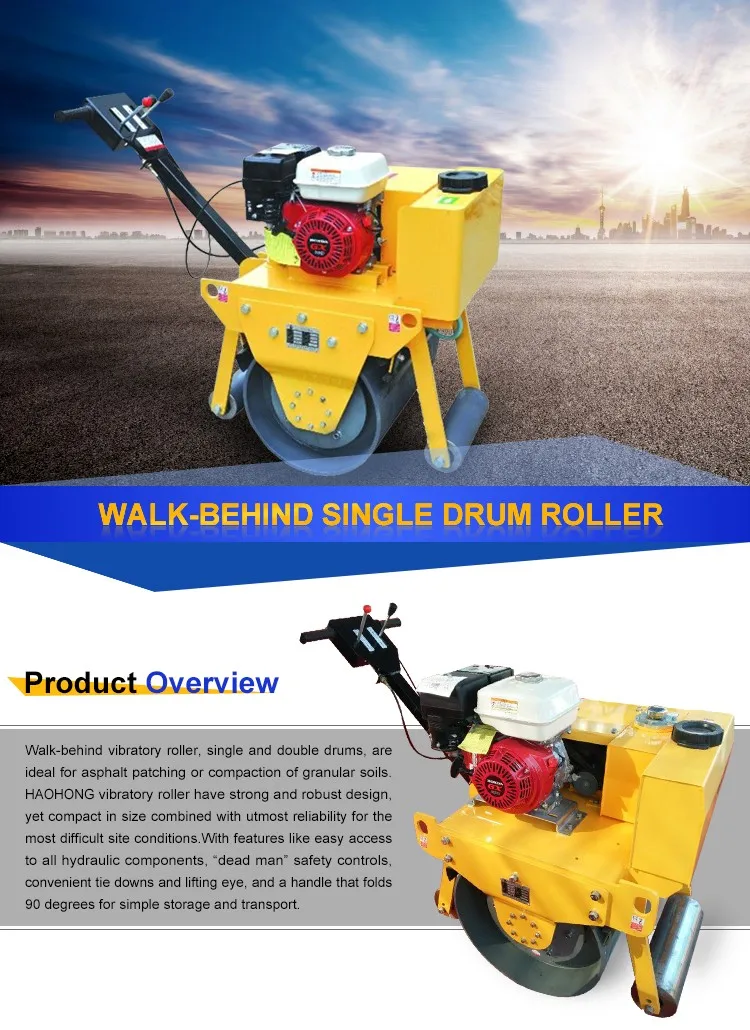 Drum Width 70cm Vibration Baby Roller Soil Compactor Price - Buy Baby ...
