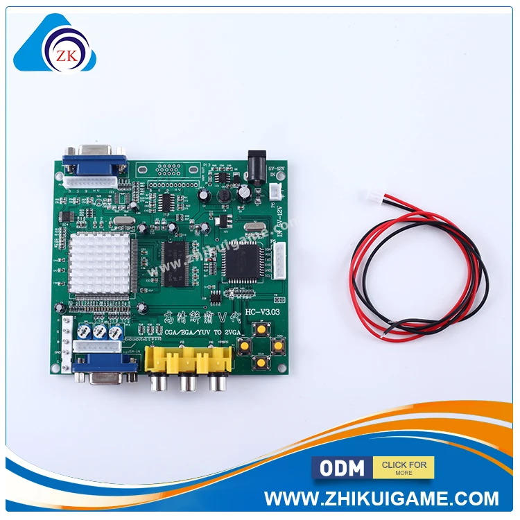 Long Life Cga To Vga Converter,Cga Ega To 2 Vga For Arcade Game Machine ...