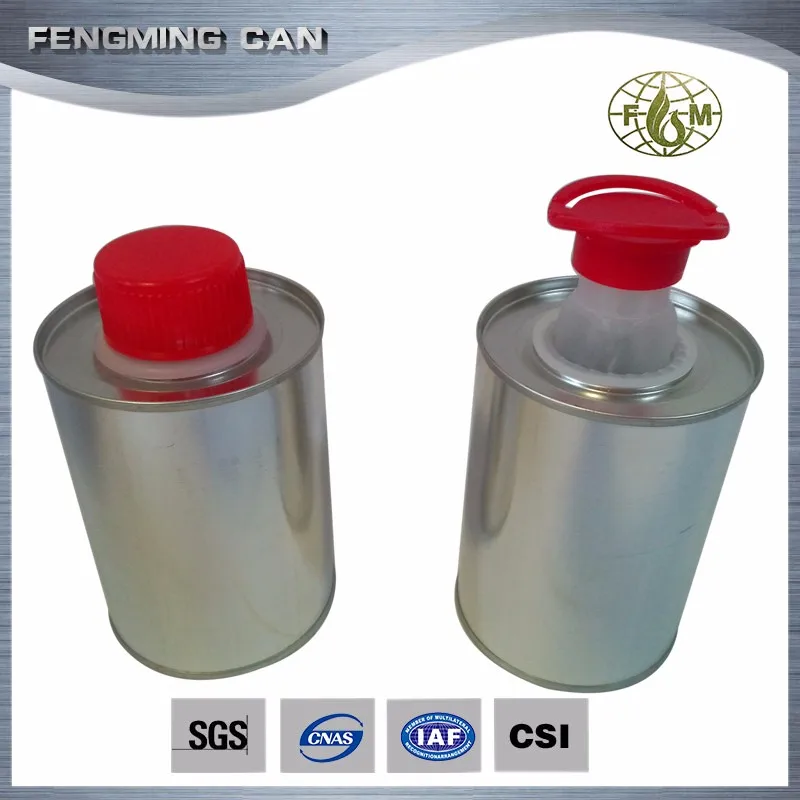 250ml Motor Oil Tin Can With Plastic Spout Cap - Buy Oil Can,Tin Can ...