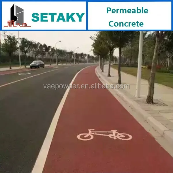 Colorful Water Permeable Concrete For Sponge City - Buy Colorful Water ...