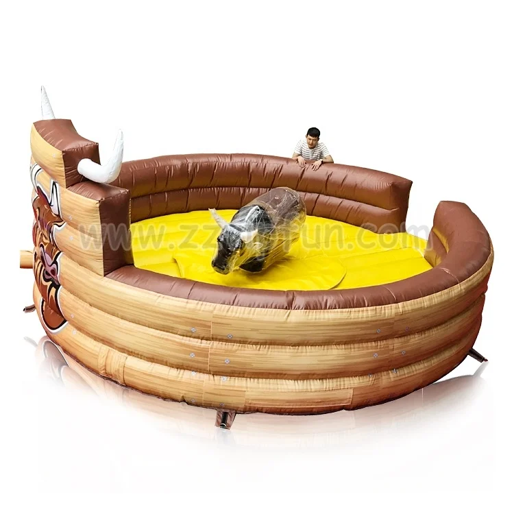 2021 Popular Factory Price Inflatable Rodeo Bull Riding Sport Game ...