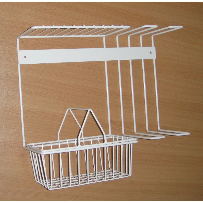 Wall Mounted Metal Wire Home Storage Garden Tools Storage Organizer ...