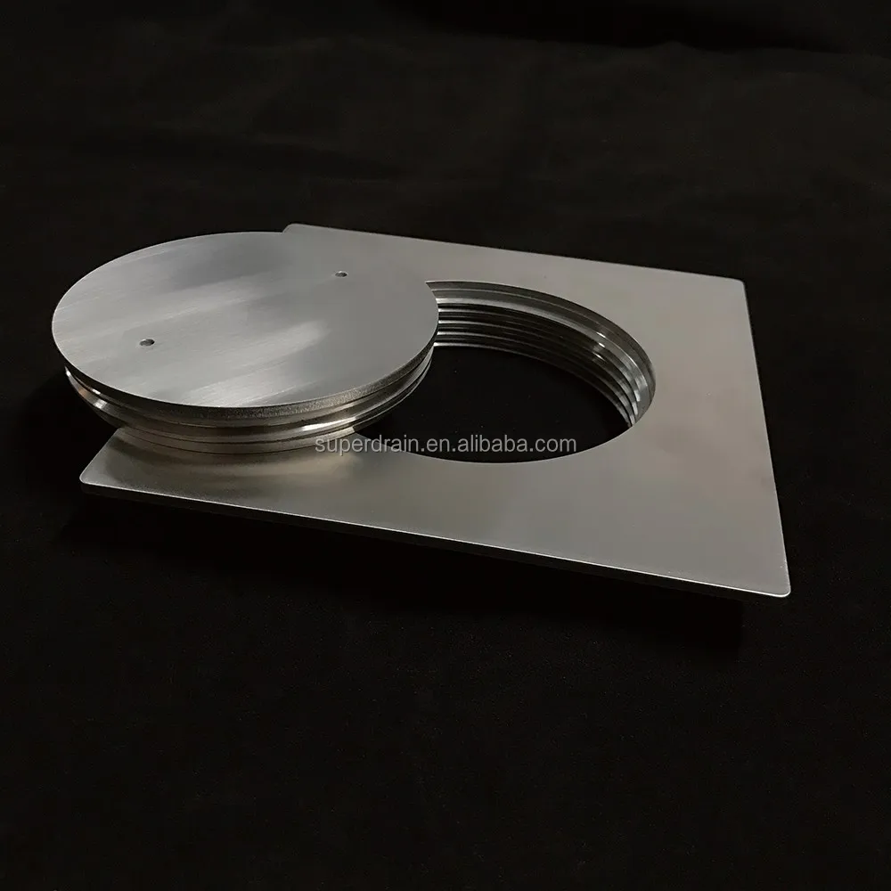 Brushed Stainless Steel Cleanout Screwed Blind Cover