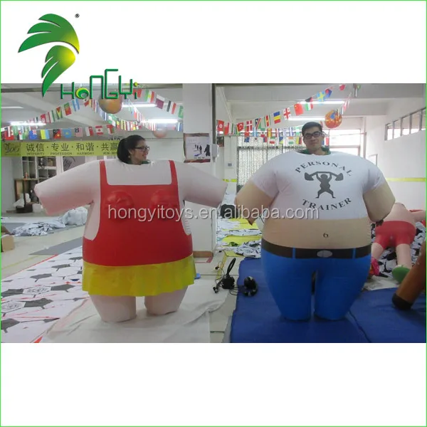 Double Pvc Layer Design Interesting Clothes Printing Body Inflatable ...