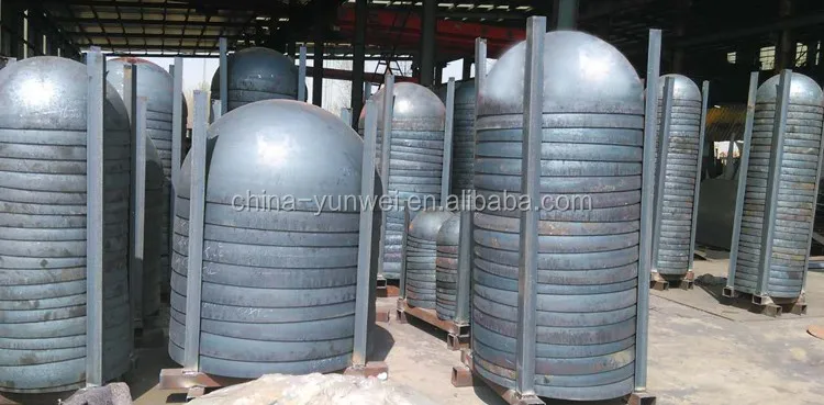 Carbon Steel Elliptical Dished Seal Head Ends Cap For Pressure Vessel ...