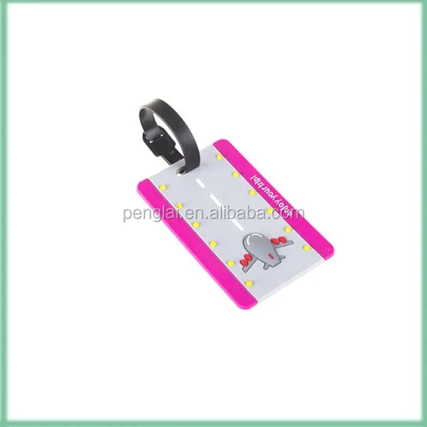 2019 Custom 3d Soft Silicone Luggage Tag/ Rubber Bag Tag/ Pvc Luggage ...