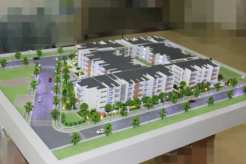 3d maquette model of architectural for construction and real estate ...