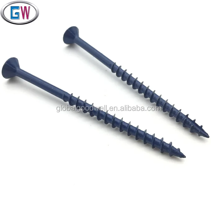 Robertson Square Drive Head Green Blule Coated Decking Wood Screws ...