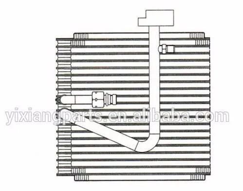 Oe# 64116934781 64119179802 64119229487 Aluminum Evaporator Core For ...