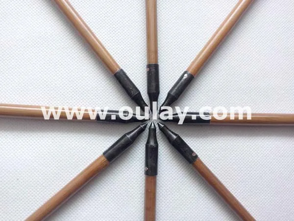 8mm 5/16 Tapered Field Tips Black Archery Arrow Points Arrowheads ...