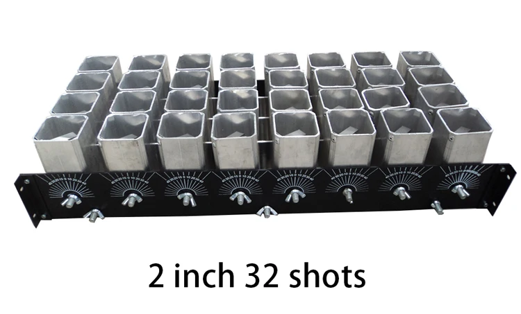 Stock 2 '' Inch 32 Single Shots Aluminium Metal Display Fireworks Racks ...