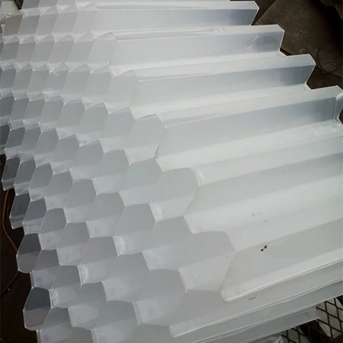 PVC PP Plastic hexagon honeycomb packing Tube Settler, Lamella Plate ...
