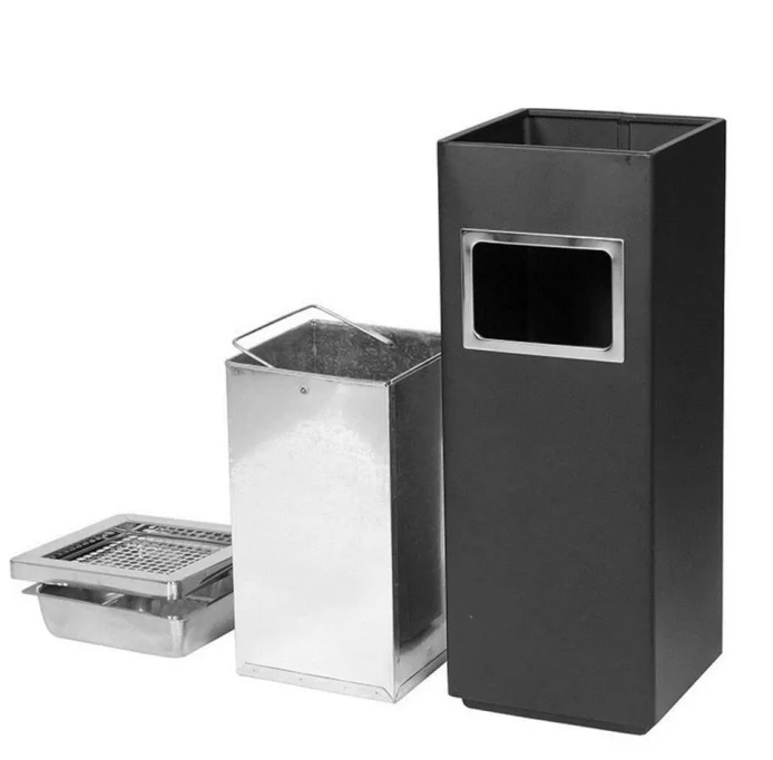 High Quality Stainless Steel Wholesale Hotel Lobby Garbage Bin Metal ...