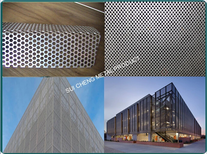 Perforated Decorative Expanded Perforated Screen Metal Panel Aluminum ...