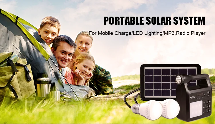 Emergency Solar Power Kit - Reliable Home Led Light System