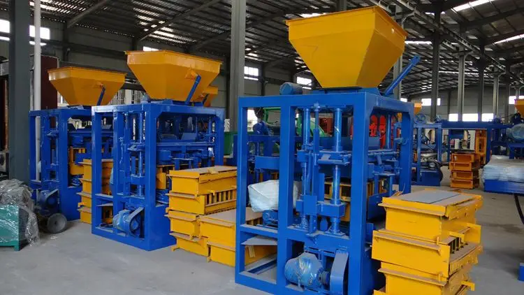 Semi-automatic Smart Block Machine Make 4 6 8 Inch Blocks Qtf4-24 From ...