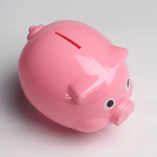 Cute Design Clear Plastic Coin Bank - PINBO PT5418-1